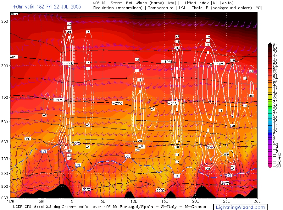 Convective Weather Maps by Lightning Wizard